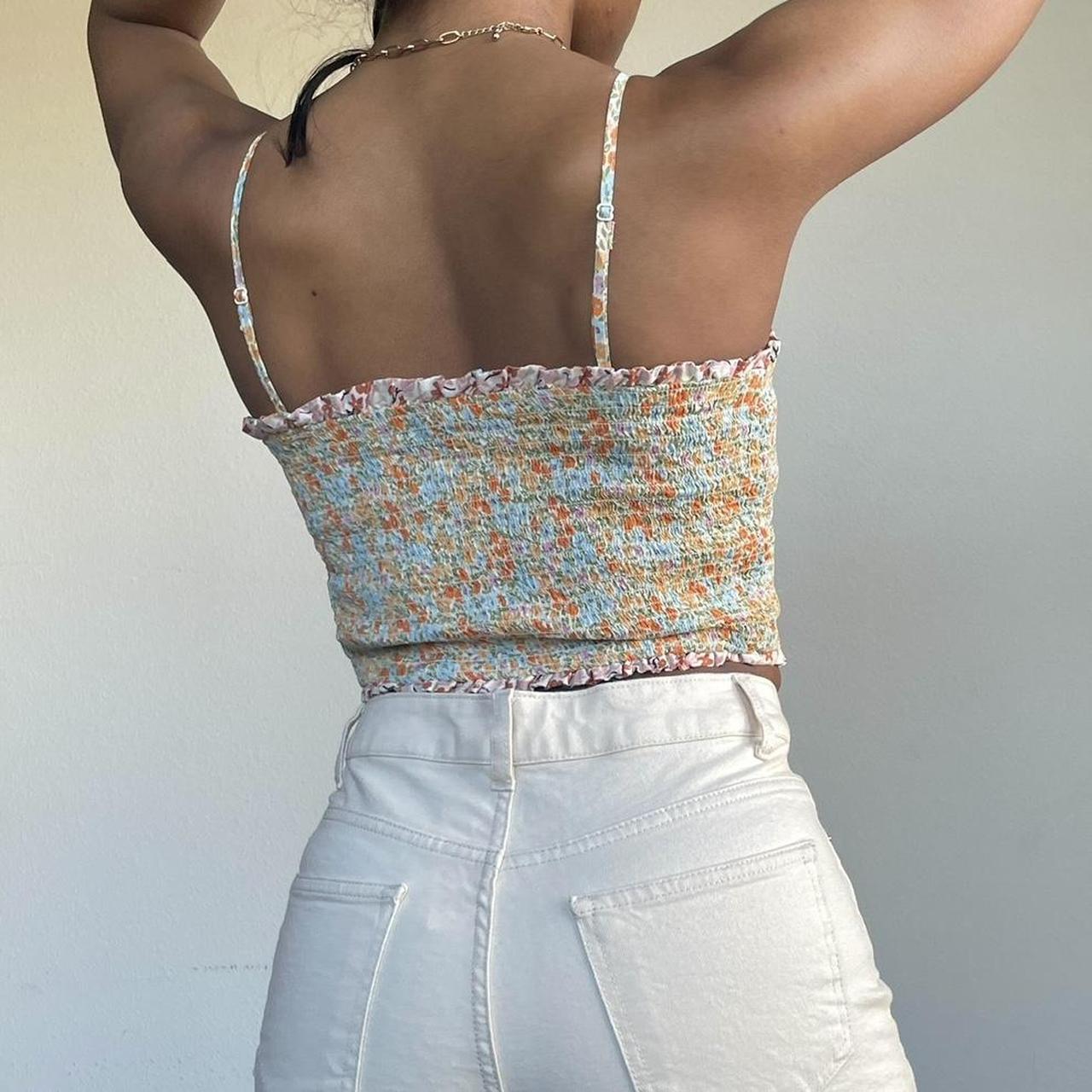 Reversible Smocked Tube Top Adjustable/removable... - Depop