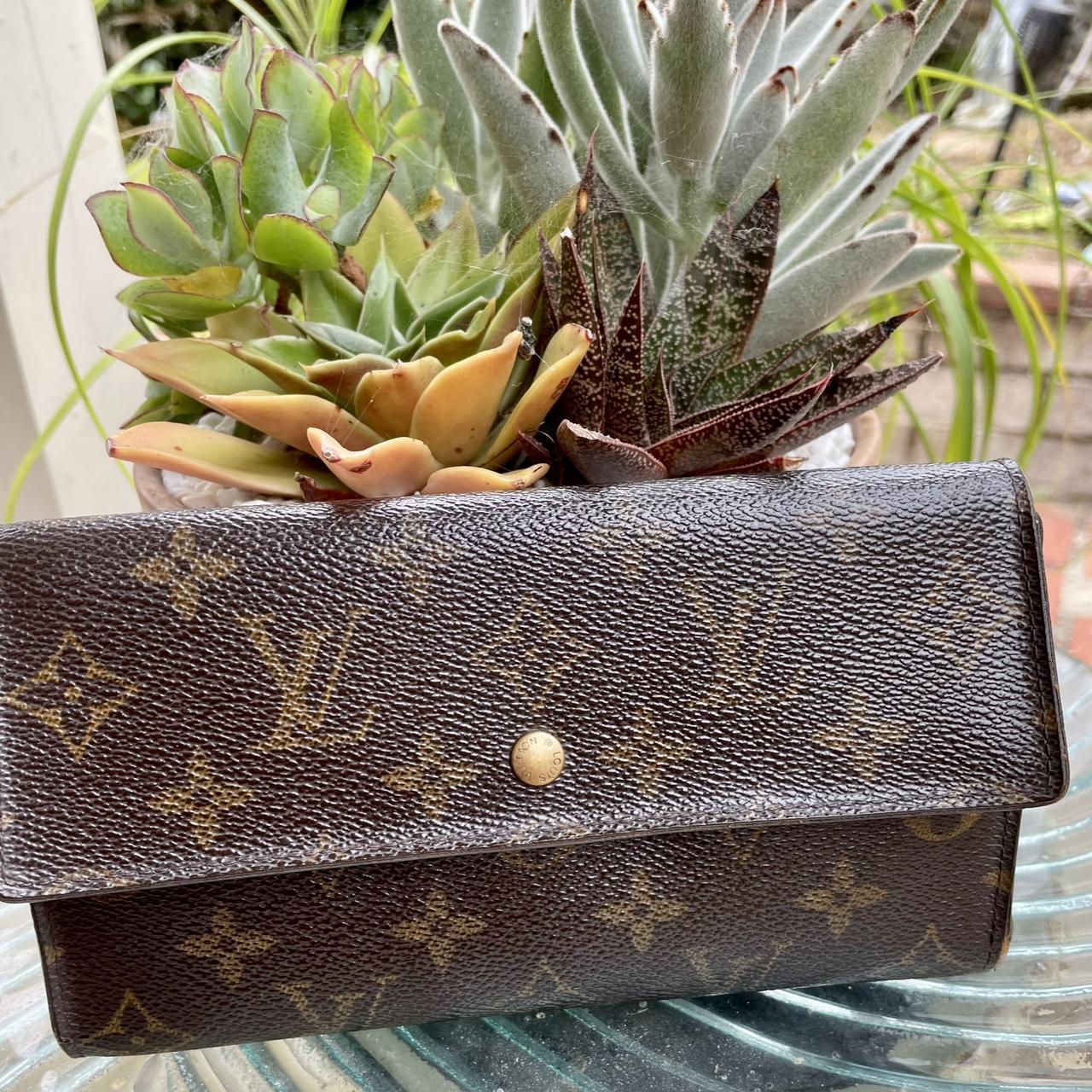 Authentic Louis Vuitton monogram Long wallet made in... - Depop