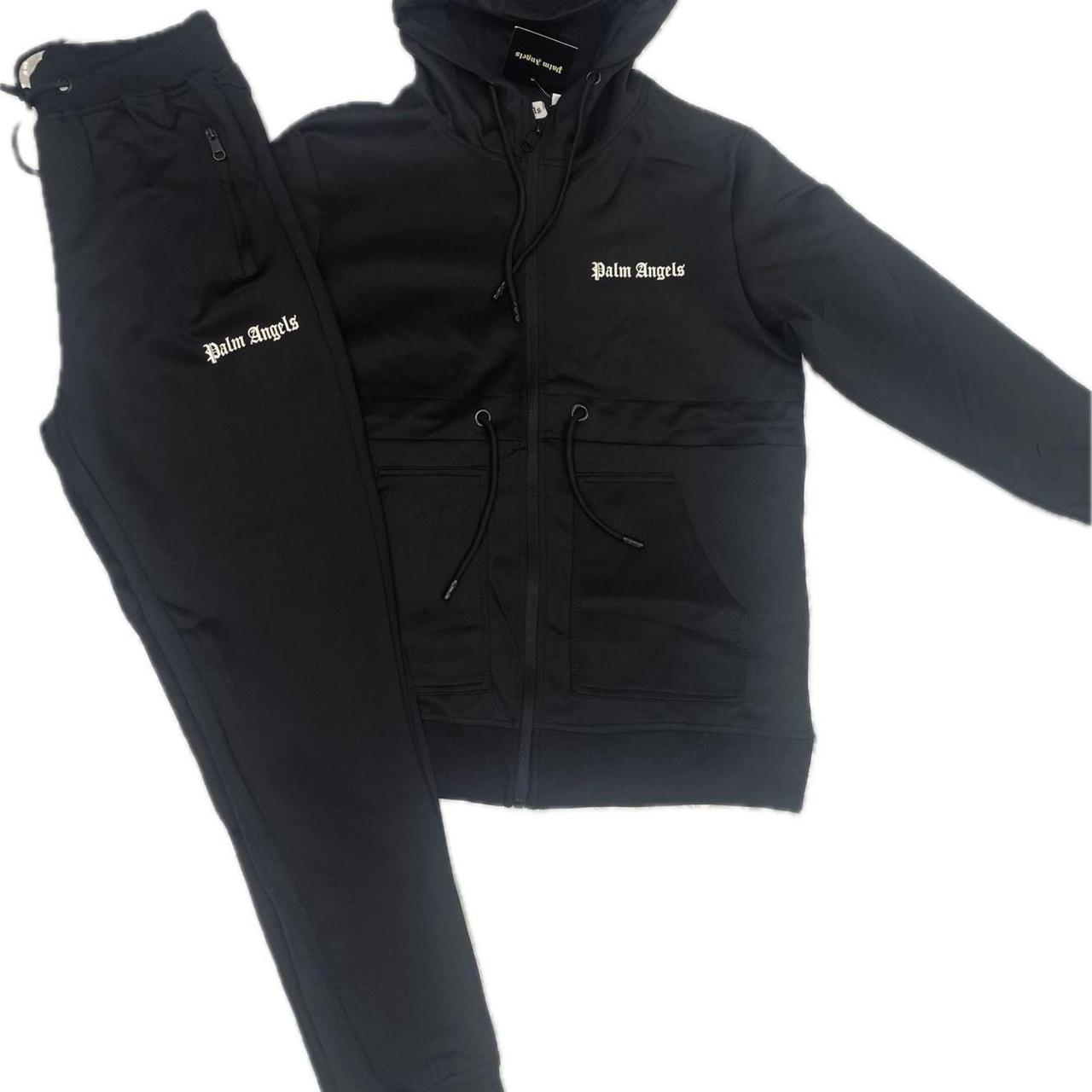 Black palm angels tracksuit - Depop