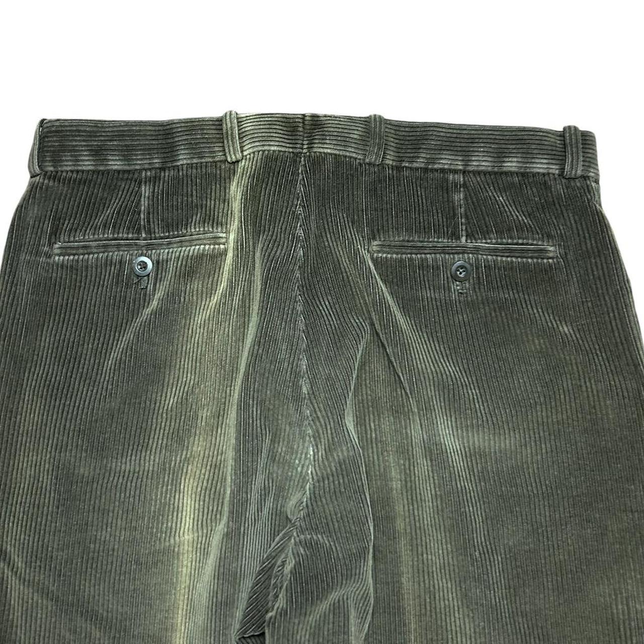 Baggy corduroy trousers. Green jumbo cords.... - Depop