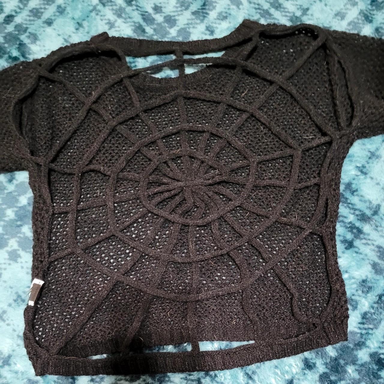 SpiderWeb Spider Shein Sweater #spiderman... - Depop