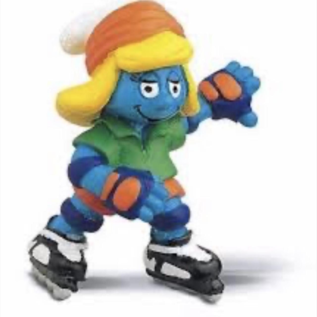 Vintage Smurfs 1996 Inline Skates Smurfette... - Depop
