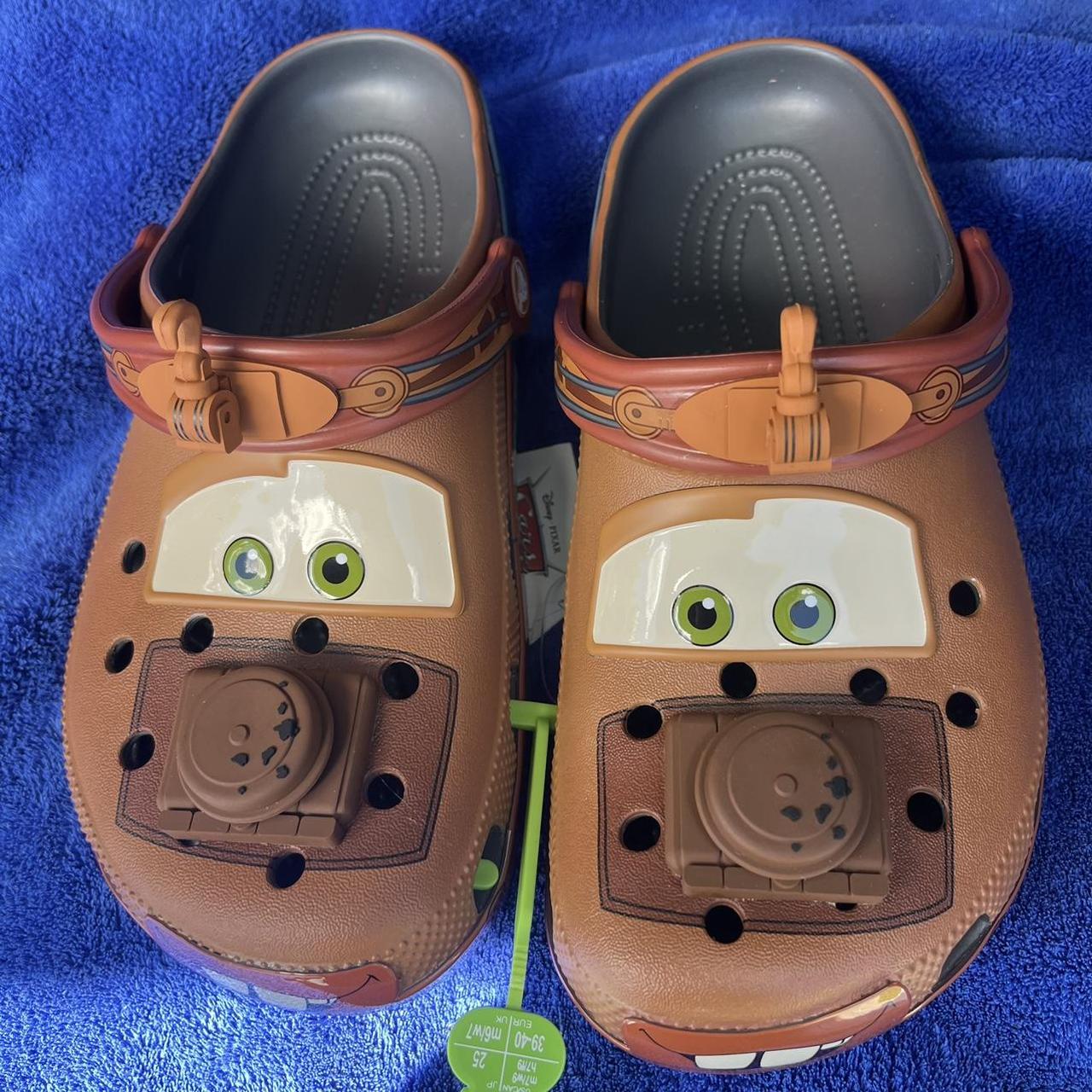 New with tags. CROCS Disney Cars Tow Mater. Womens... - Depop