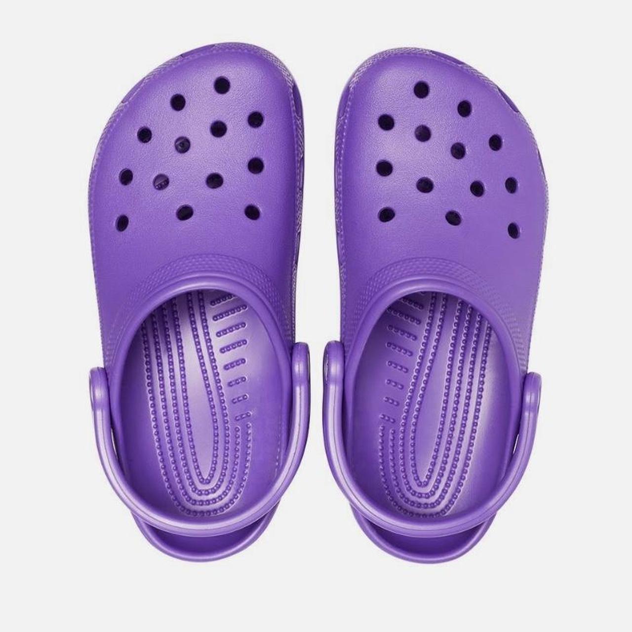 PURPLE CLASSIC CROC CLOGS I can send you pictures if... - Depop
