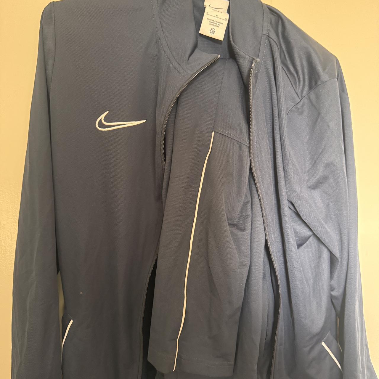 Nike dri fit tracksuit top and bottoms size medium | Depop