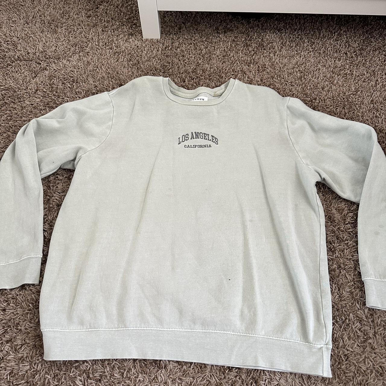 light green LA pacsun sweater - Depop