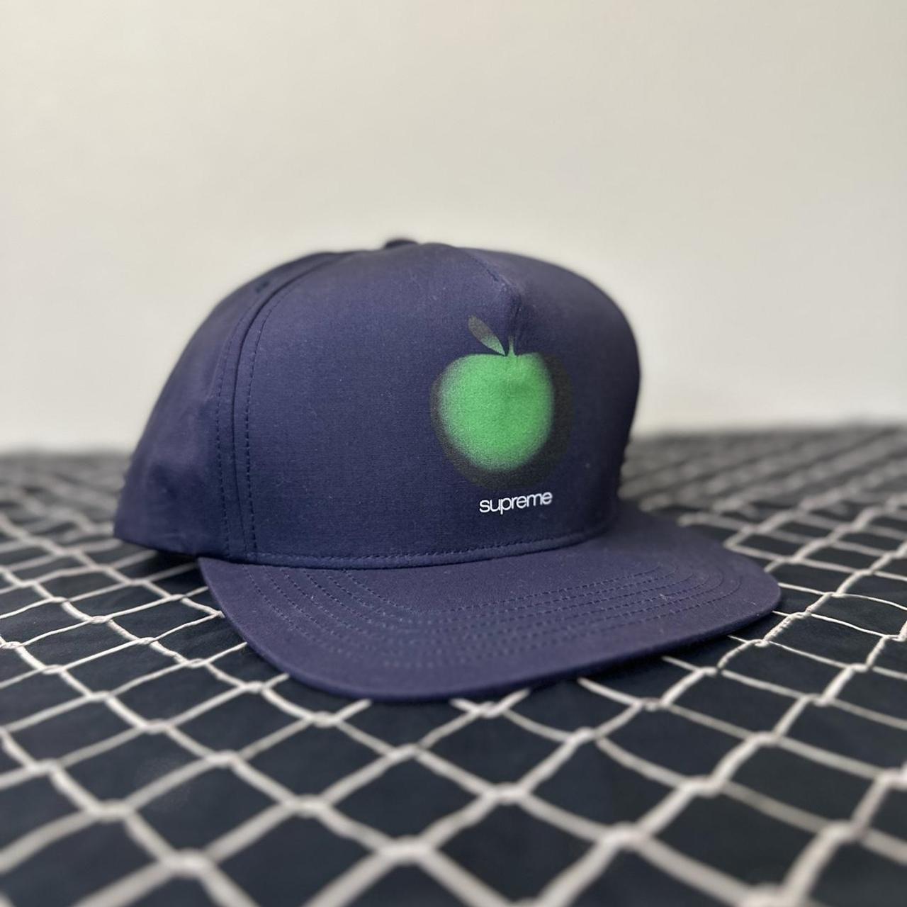 Supreme Apple 5-Panel Hat. OS Black. Ss19. Great... - Depop