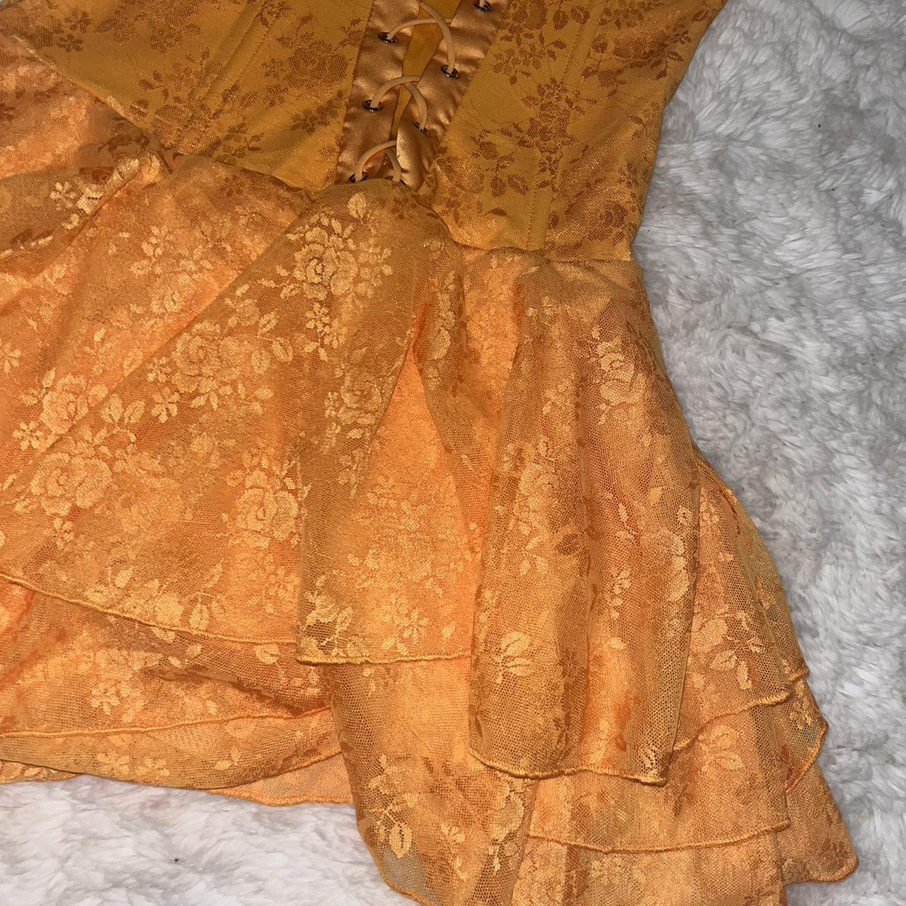 MISCHA dress orange Generation Outcast... - Depop