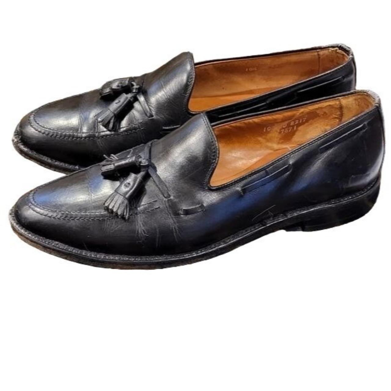 Allen Edmonds Men's Black Grayson Slip on Loafers.... - Depop