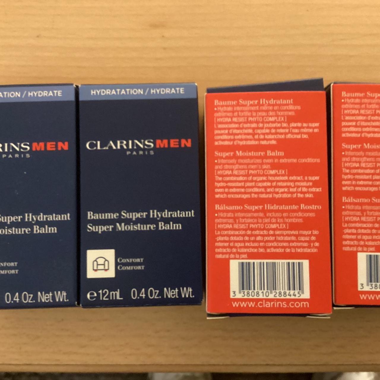 Clarins Men super moisture balm 4 x 12ml (48ml) New... - Depop