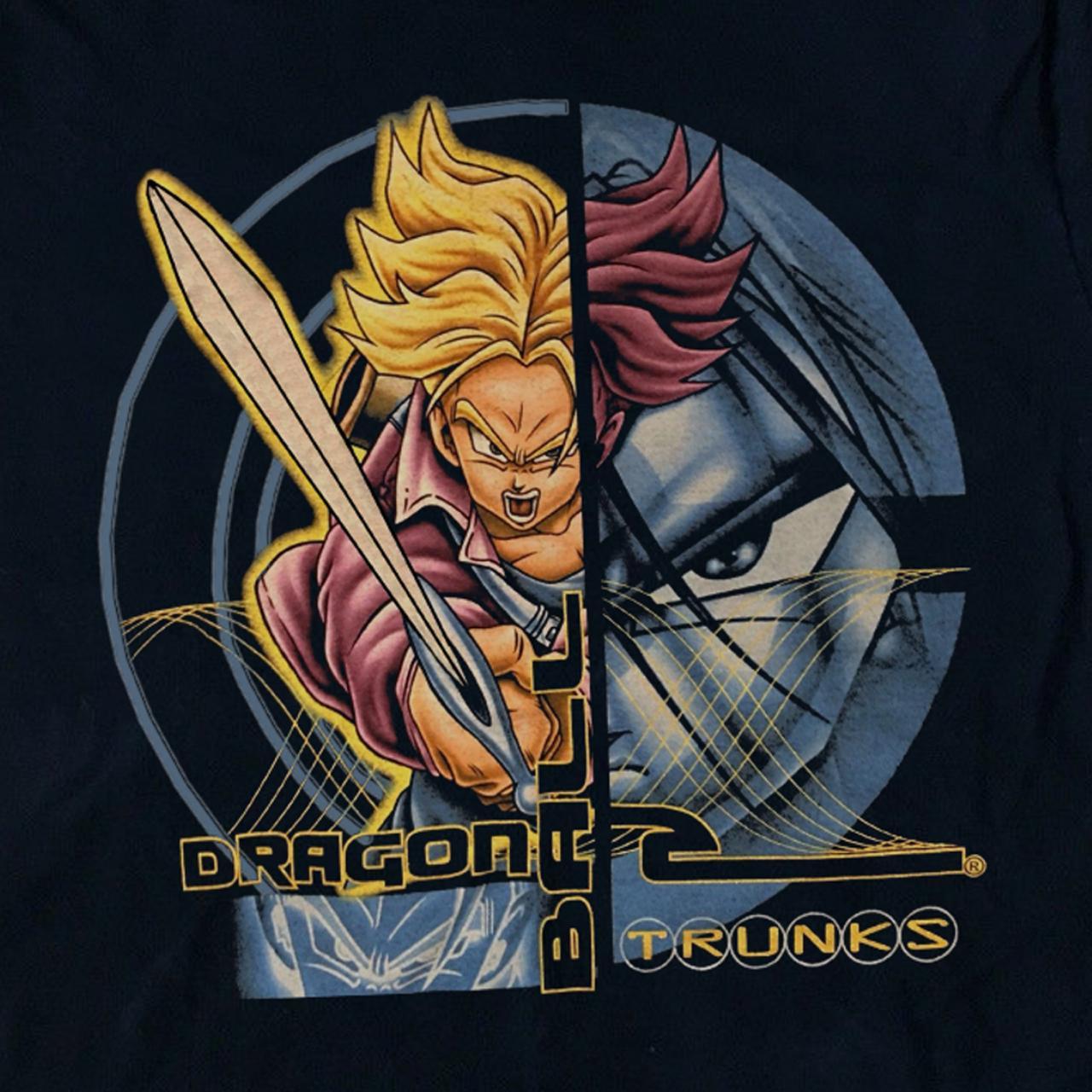 Vintage Dragon Ball Z Trunks 2001 T Shirt Size S to... - Depop
