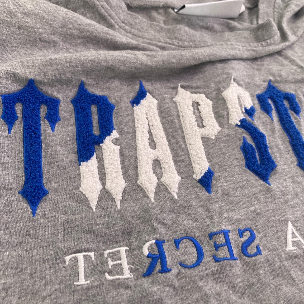Trapstar blue and white tee Bought from a 2022... - Depop