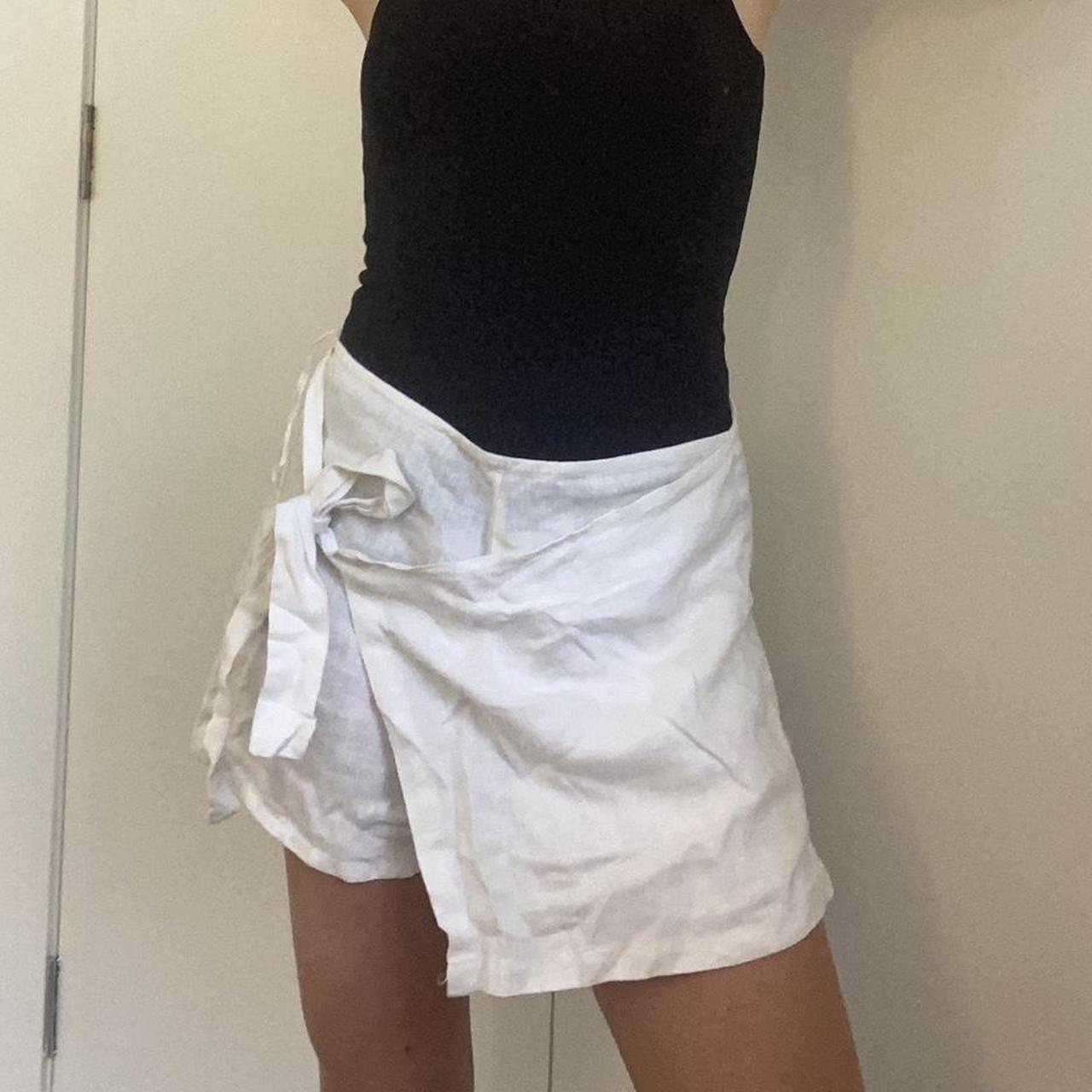 SIR. WHITE MINI SKORT - $260 brand new - perfect... - Depop