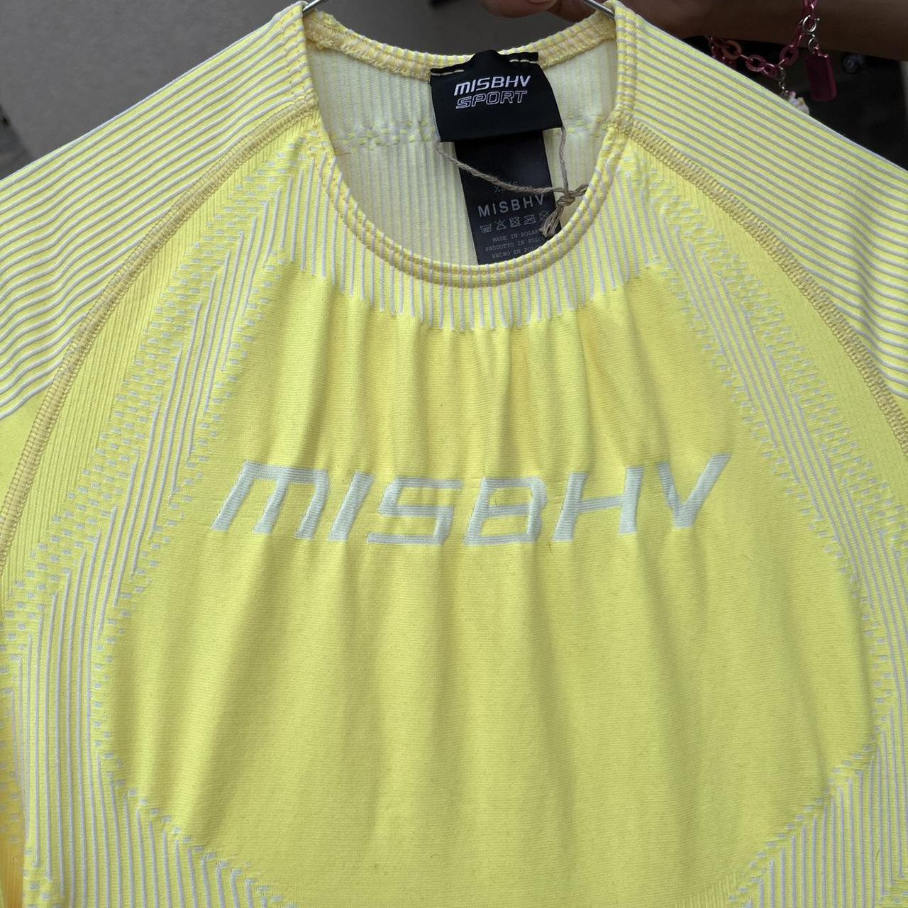 MISBHV ‘SPORT ACTIVE’ top in yellow! In size... - Depop