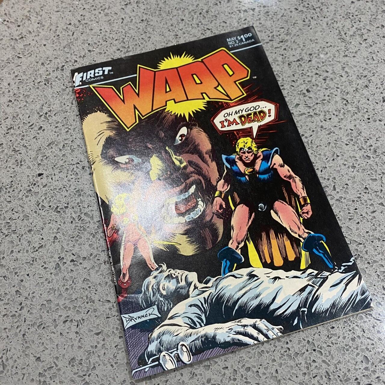 Lot Of 3 Vintage Warp Comic Books Excellent Cond. - Depop