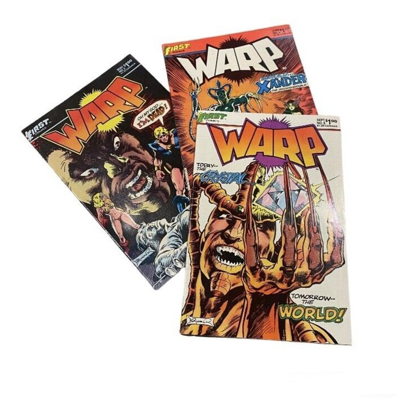 Lot Of 3 Vintage Warp Comic Books Excellent Cond. - Depop