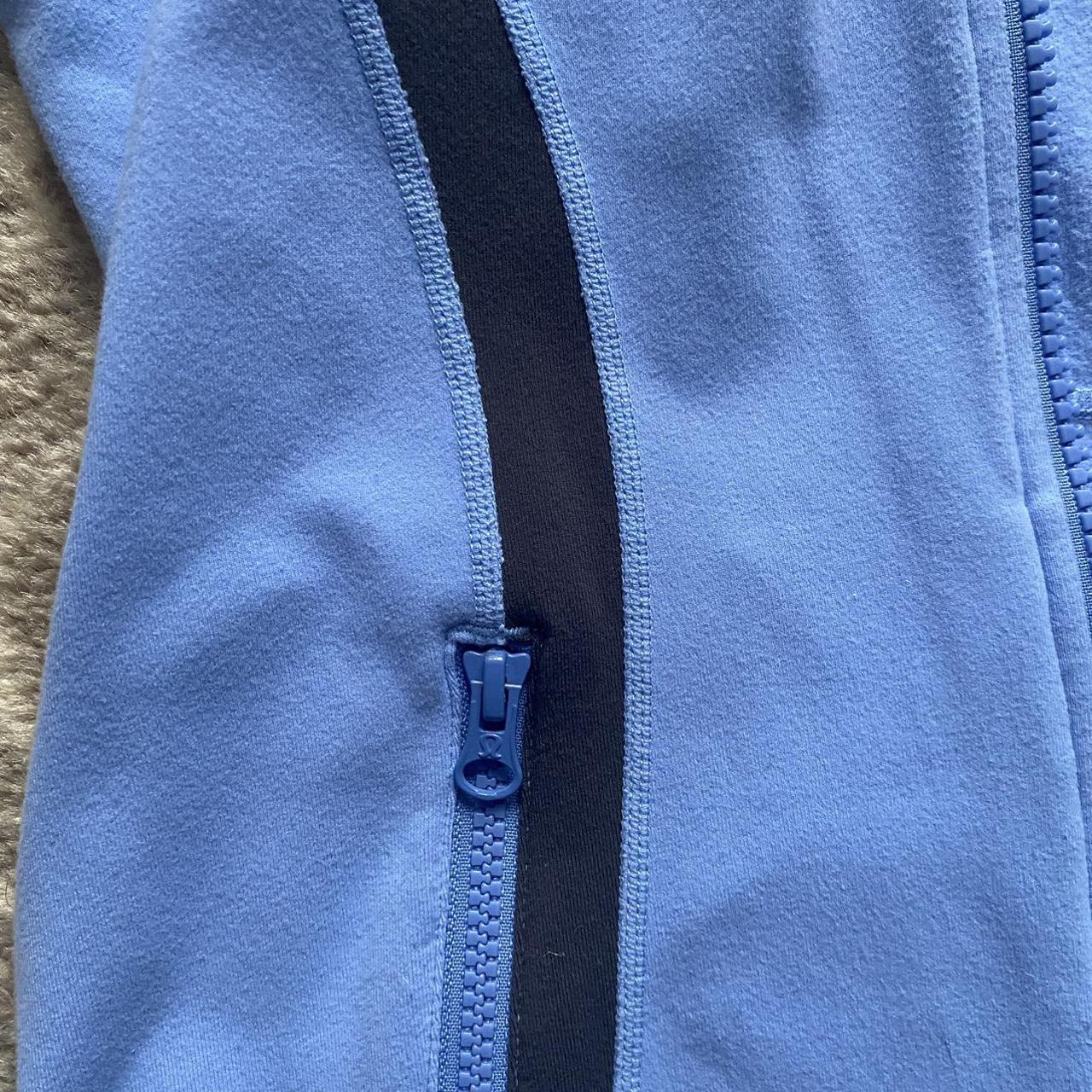 Old Lulu define jacket. Blue and dark grey!... - Depop