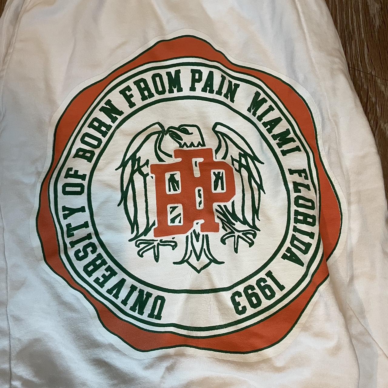 Sicko Born From Pain Miami Shorts White, gently... - Depop