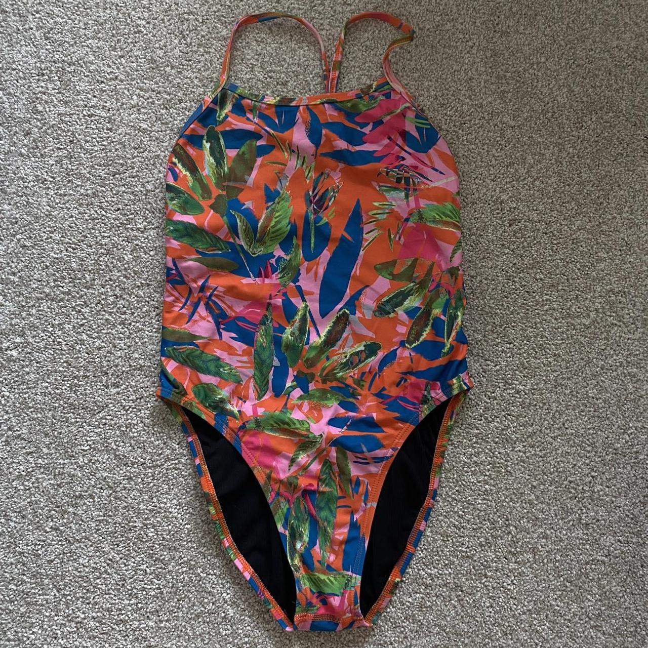 Jolyn One Piece Fixed Back Swimsuit Tropical Depop