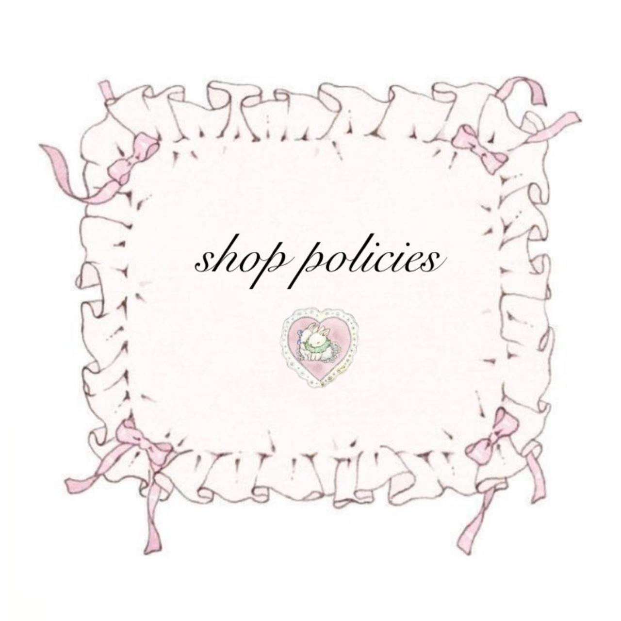 🎀 ｡ﾟﾟ･｡･ﾟﾟ｡ ﾟ。 my shop policies + care guide... | Depop