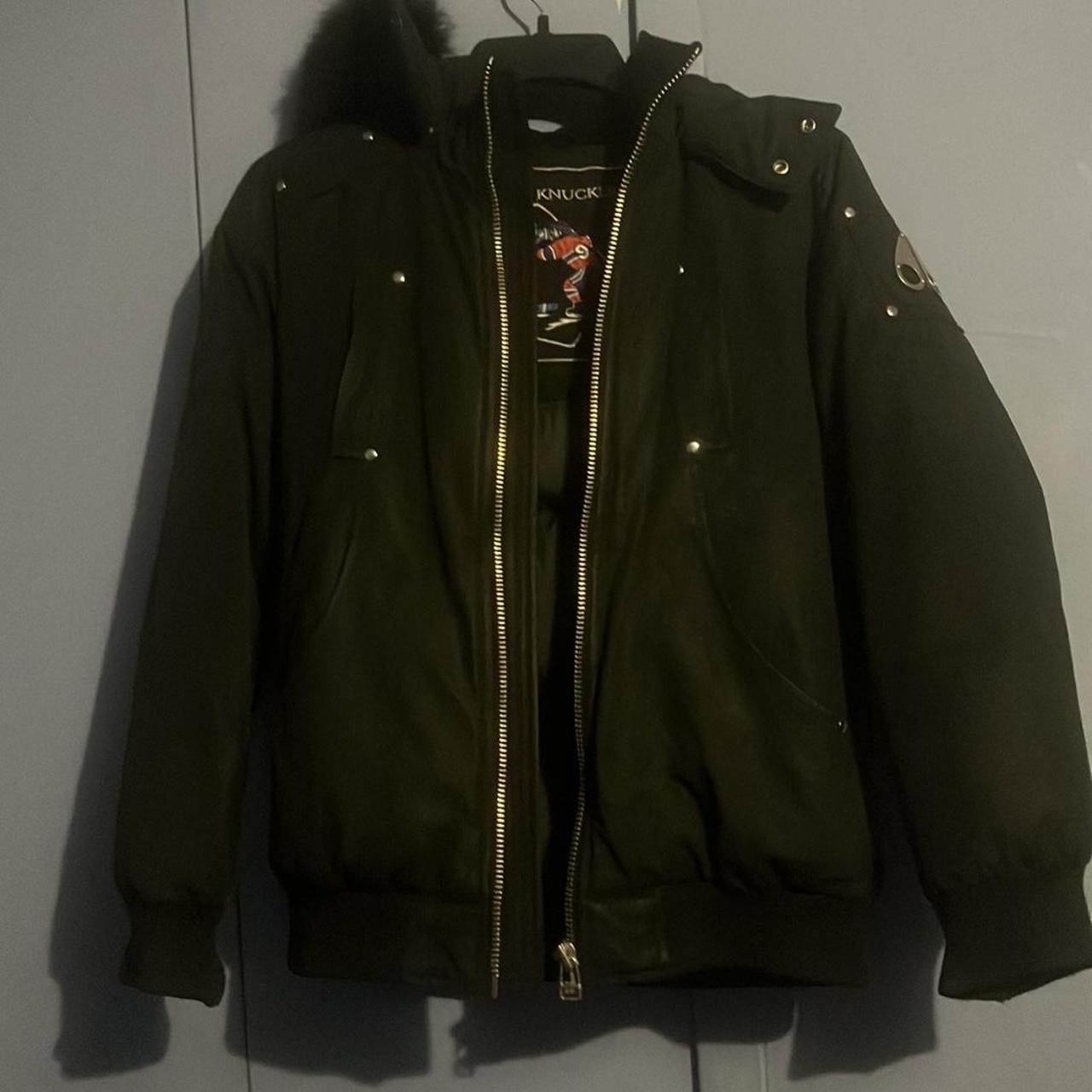 Kids moose knuckle size L/G fits like a small tho on... - Depop