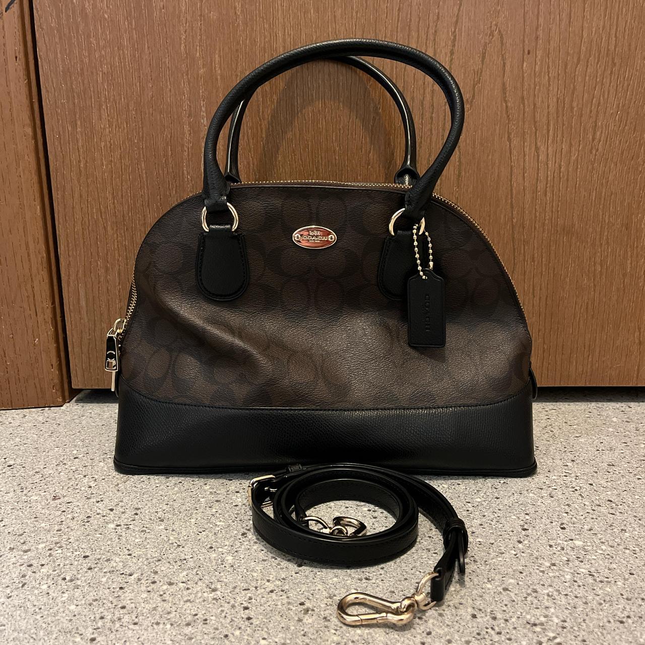 Coach Cora Domed Satchel Handbag Crossbody - 9.5/10... - Depop