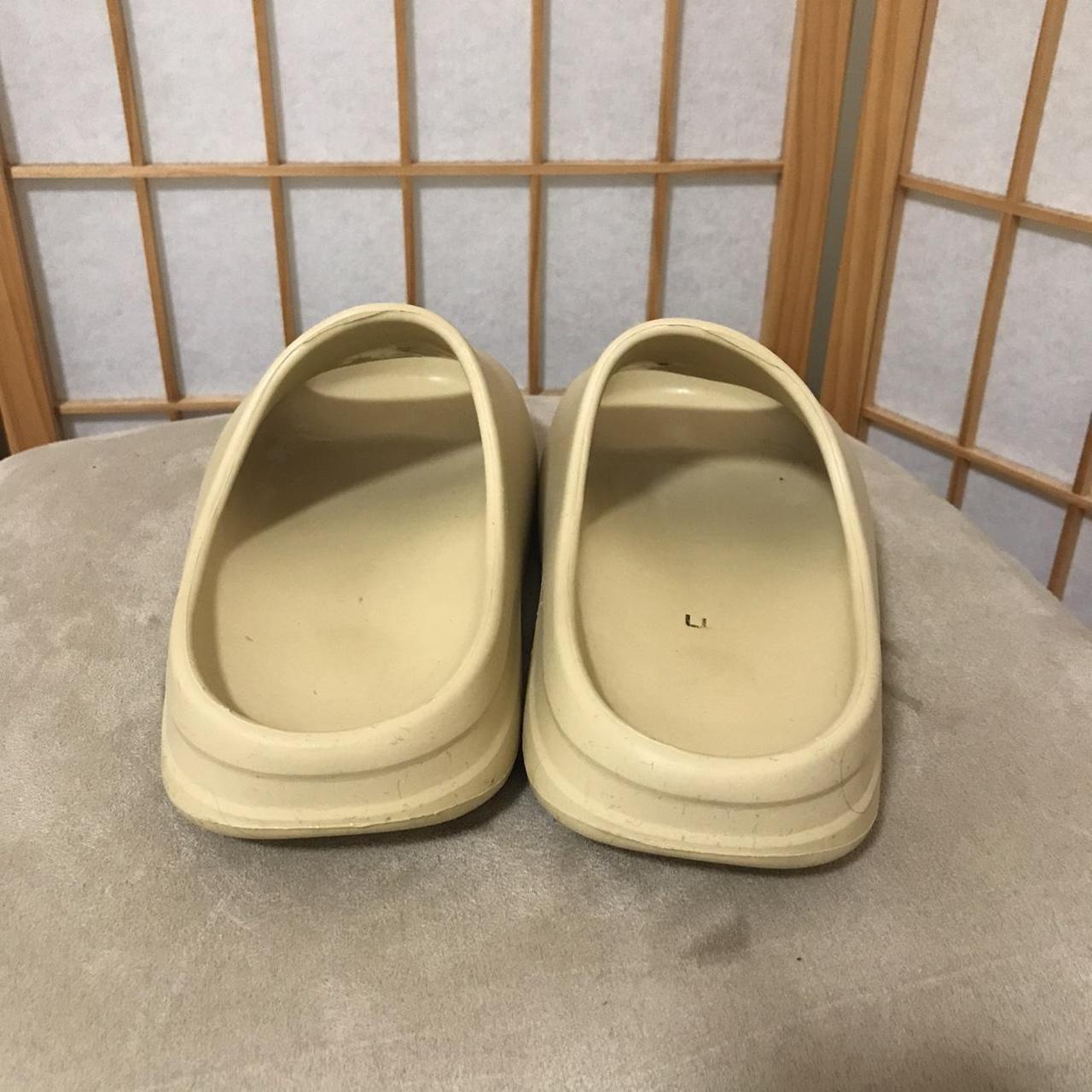 4.5 - 5 Yeezy Style Copy Slides/Flip Flops. Cream... - Depop