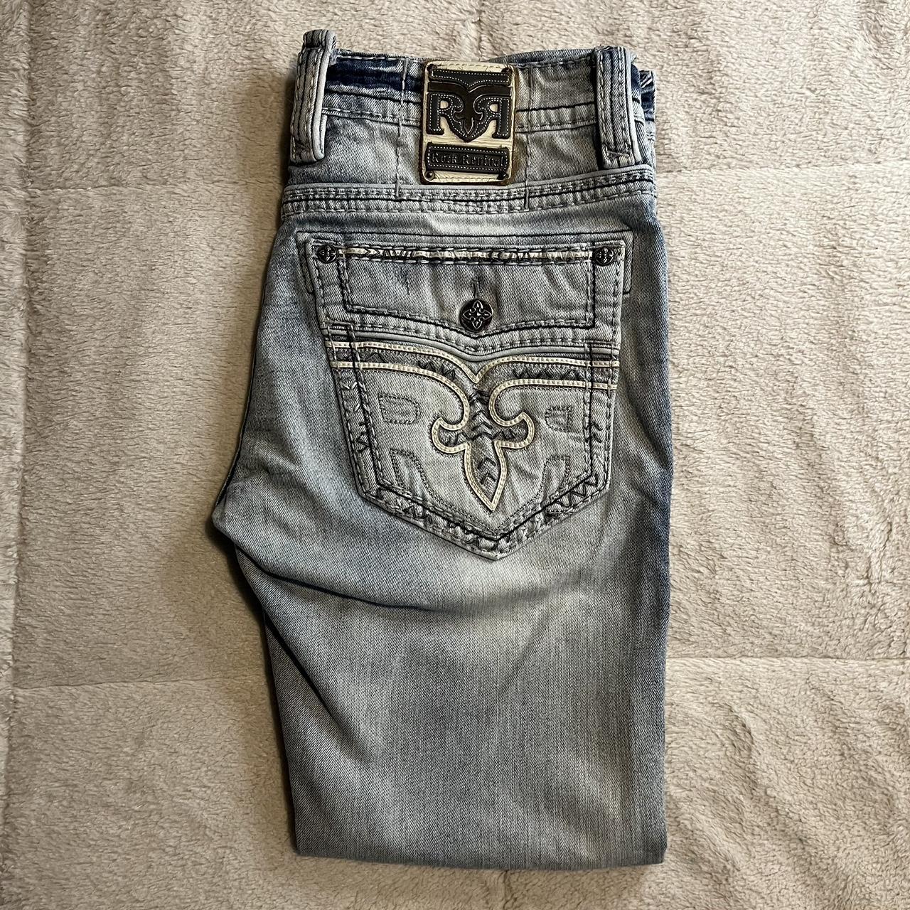 Rock Revival straight jeans 36 x 31.5... - Depop