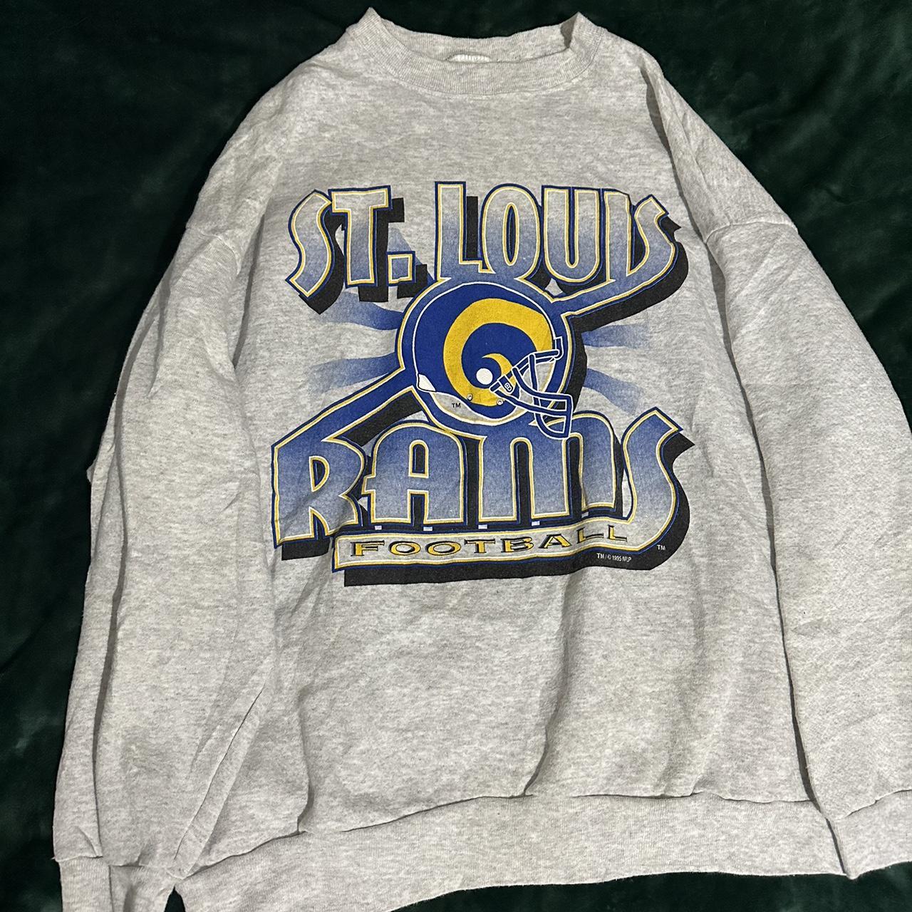 Vintage 1995 ST. LOUIS RAMS FOOTBALL Men’s XL... - Depop