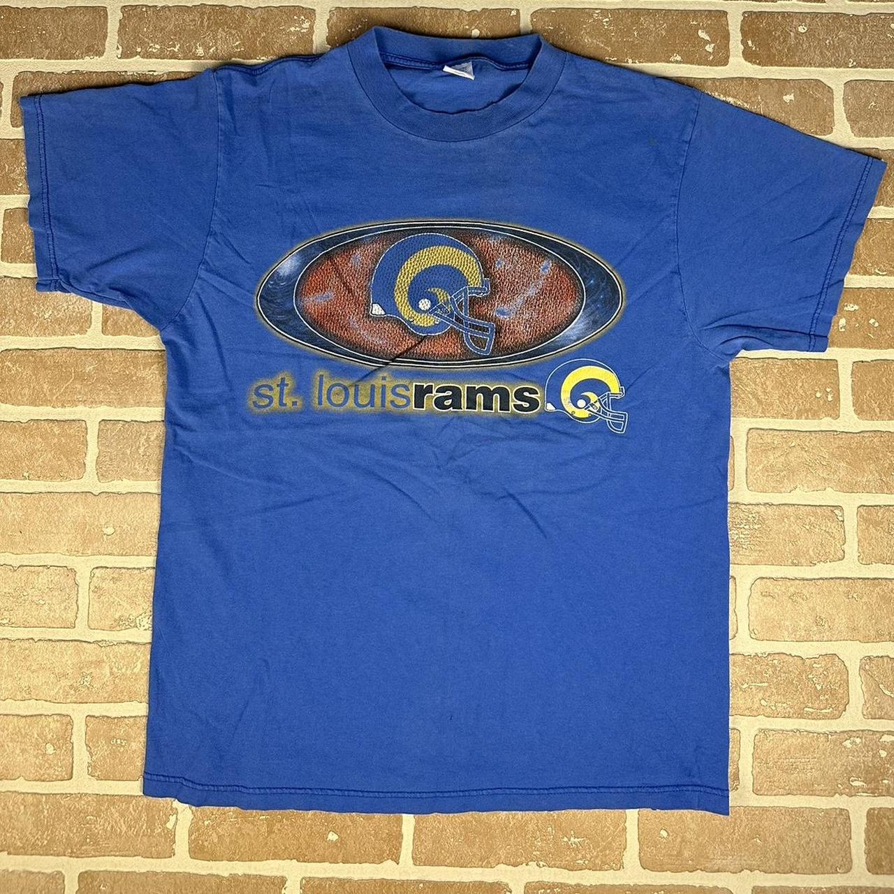 Vintage Logo Athletic NFL's St. Louis Ram's Football... - Depop