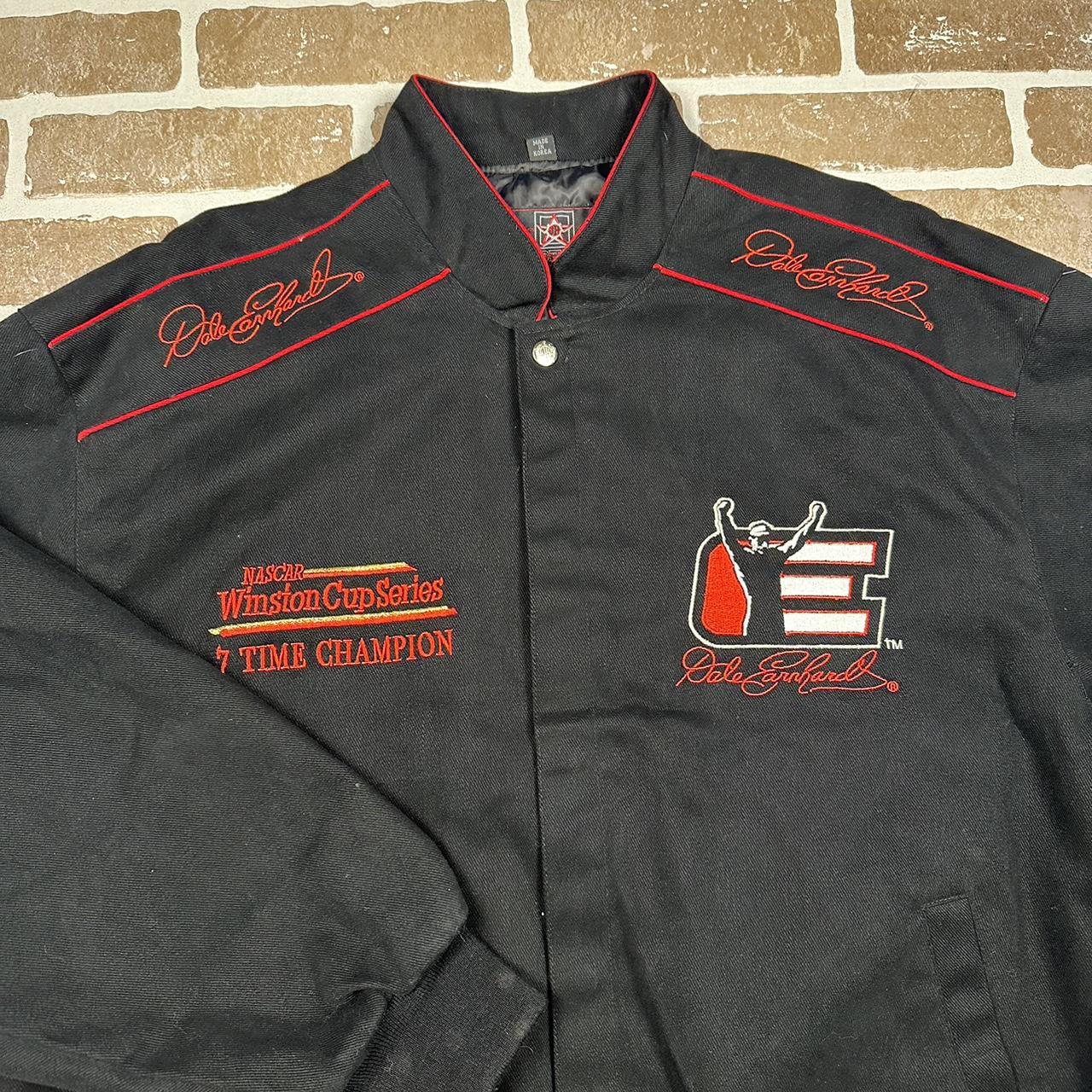 Vintage Dale Earnhardt JH Design Racer Jacket Men's... - Depop