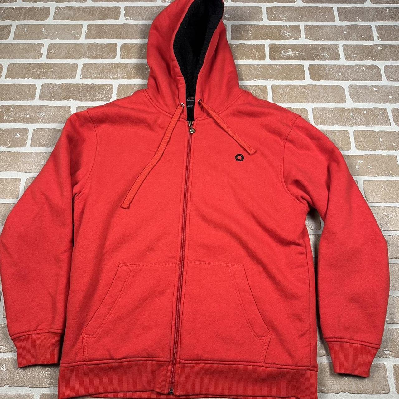 Southpole Men's XL Red Zip-up Jacket Great for... - Depop