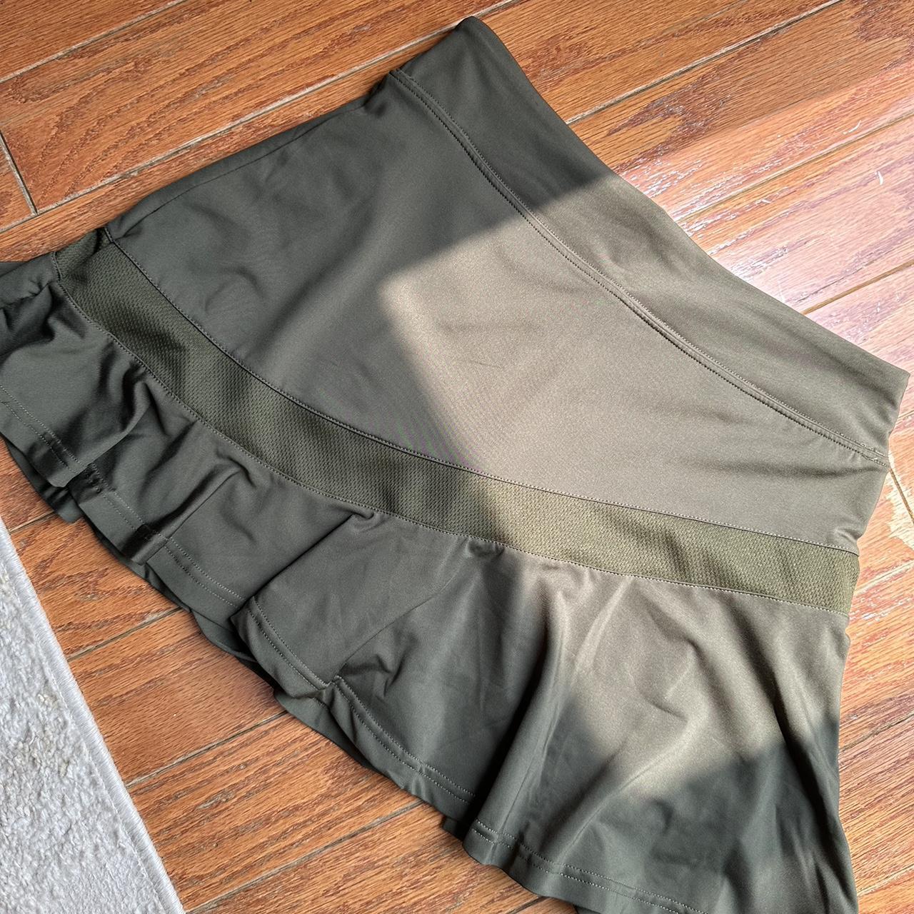 Forest Green Mini Tennis Skort Worn once! #skort... - Depop