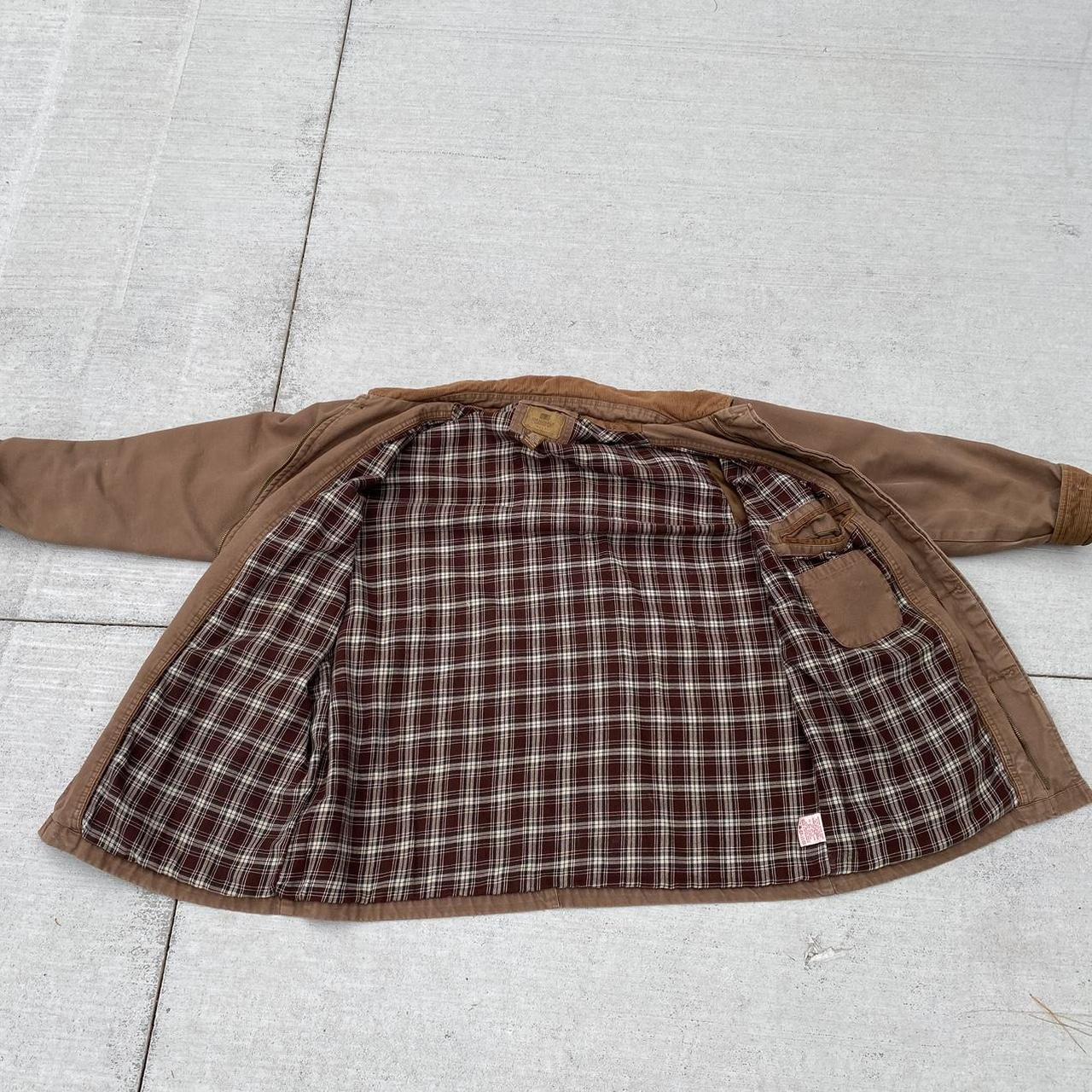 A nice brown Faded Glory jacket with flannel lining... - Depop