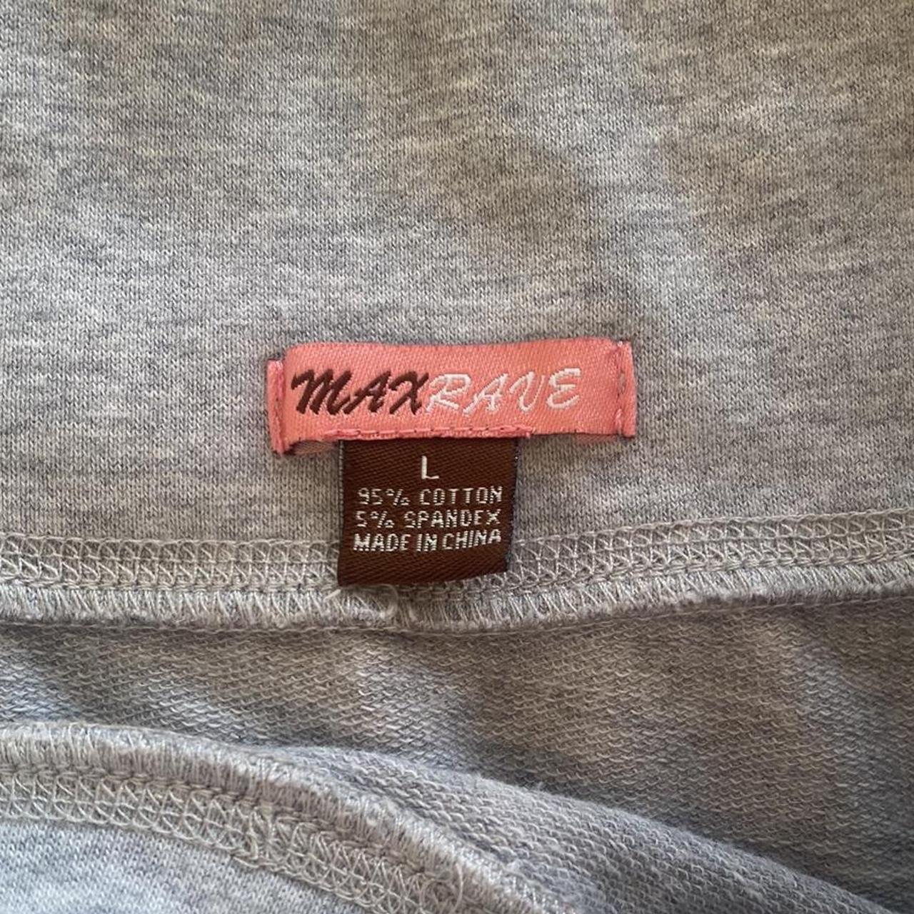 Max Rave Grey Mini SweatSkirt 🎀 Features pockets... | Depop