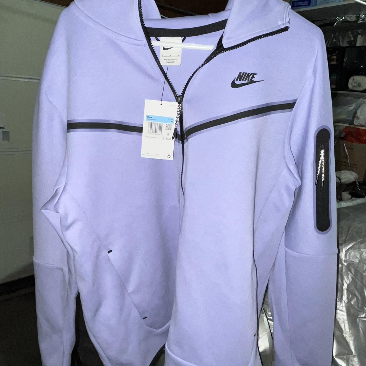 Nike Tech Fleece Lilac Purple Full zip jacket Size... - Depop