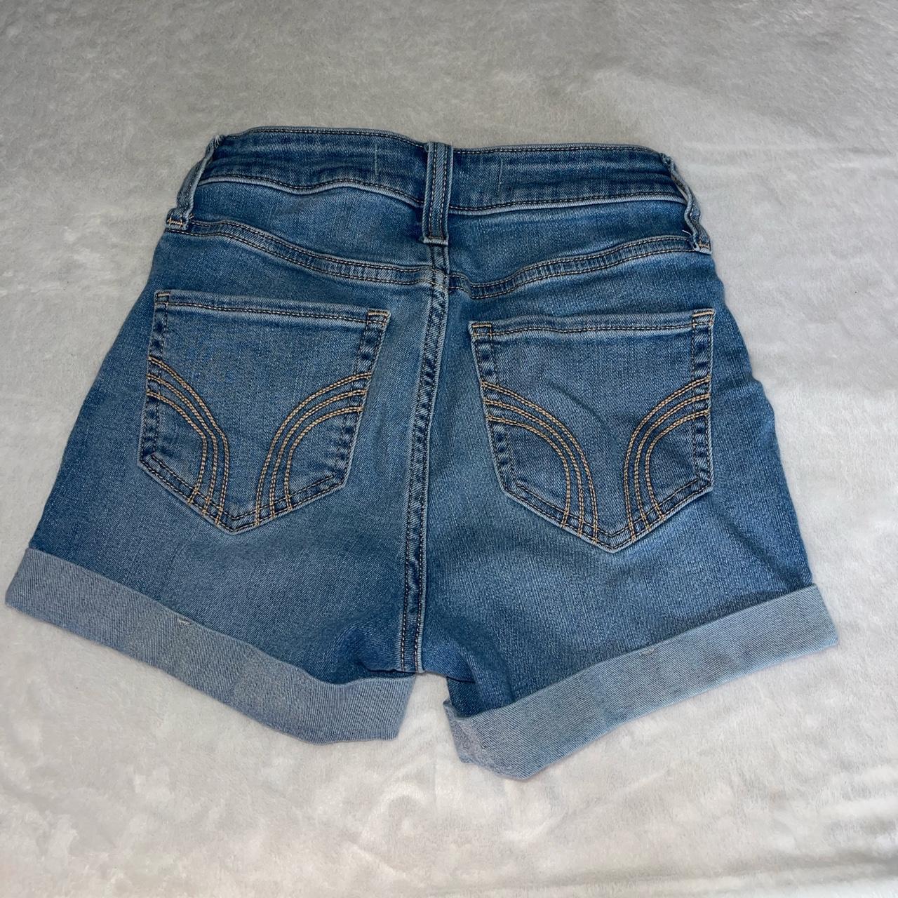 hollister curvy high rise shorts 3” - work a couple... - Depop