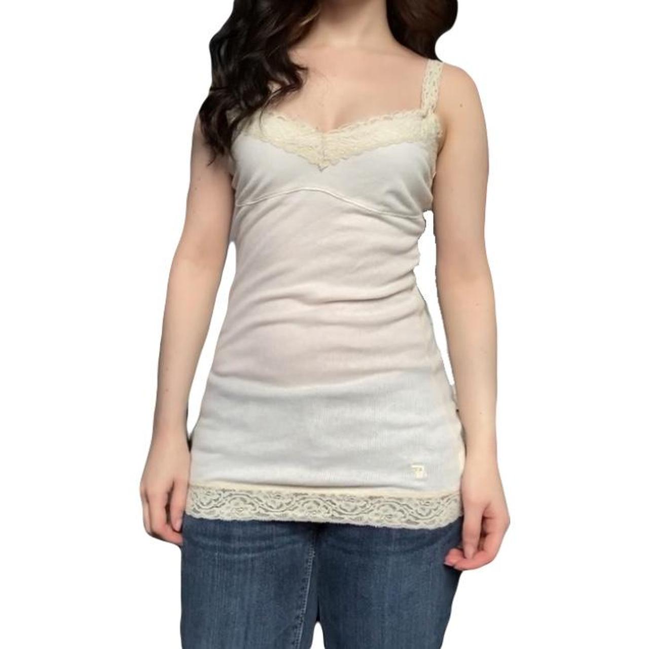 vintage y2k Abercrombie and Fitch babydoll / empire... - Depop