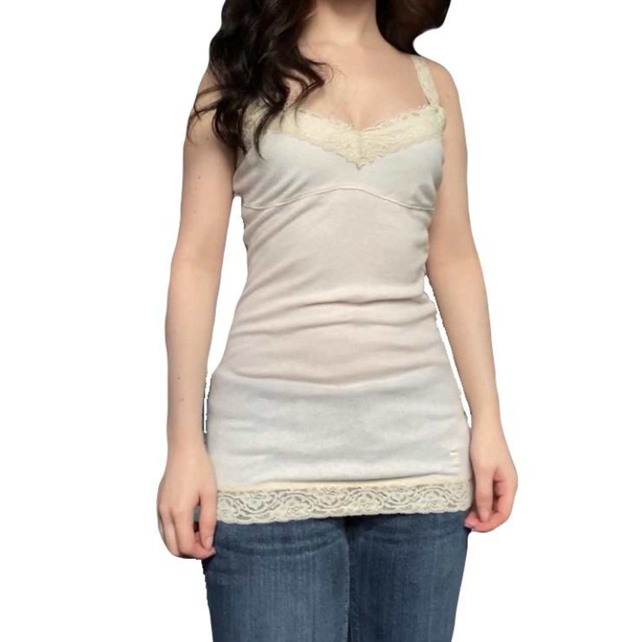 vintage y2k Abercrombie and Fitch babydoll / empire... - Depop