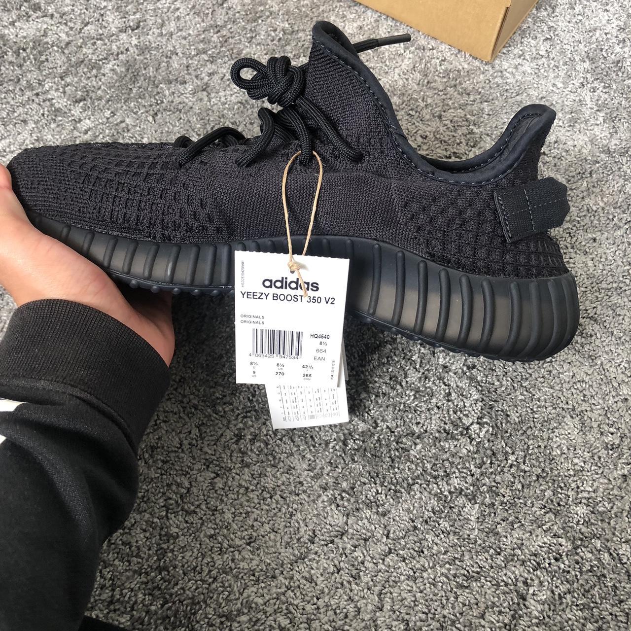 Yeezy Men's Black Trainers | Depop