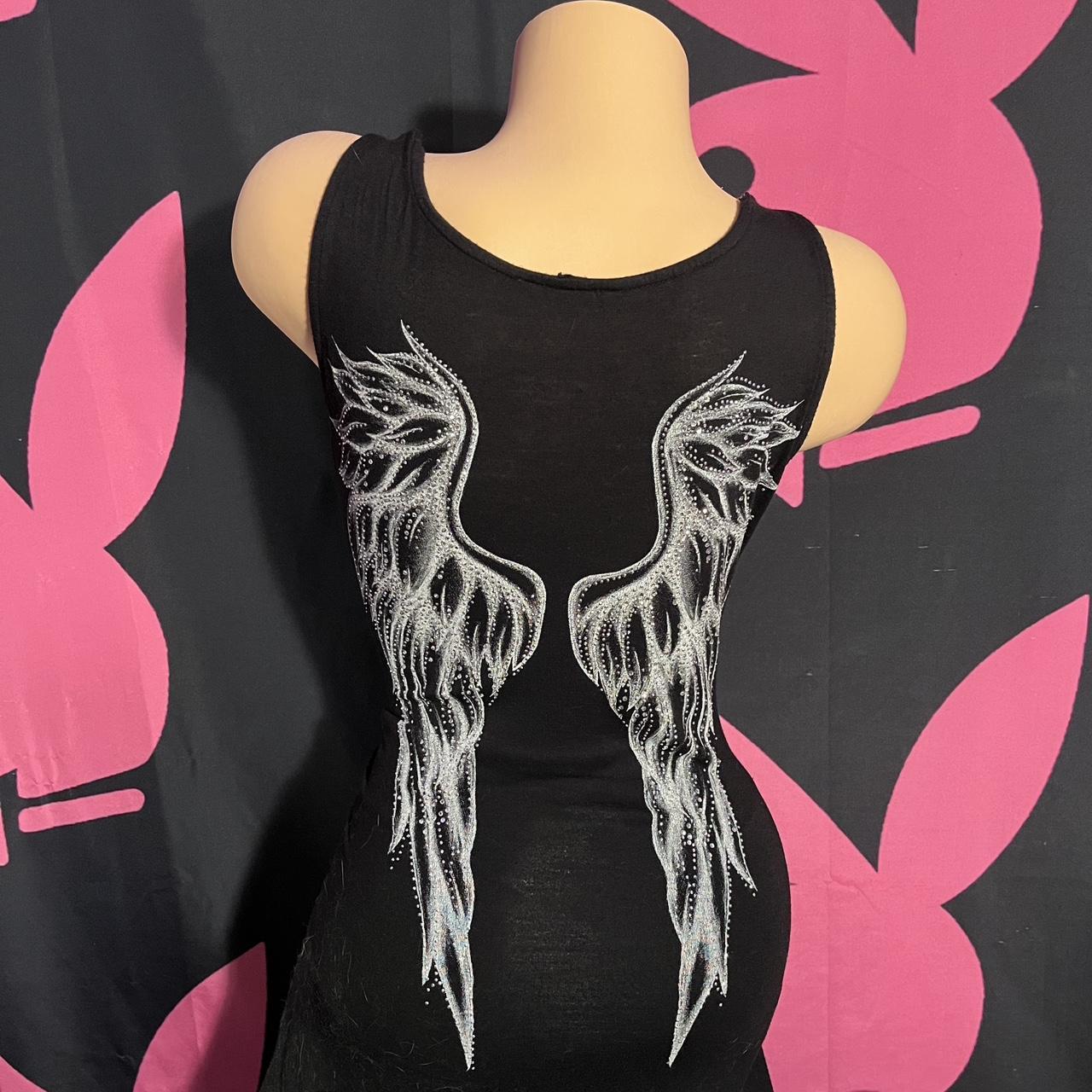 y2k wings dress (NO PAYPAL) - size large - in good... - Depop