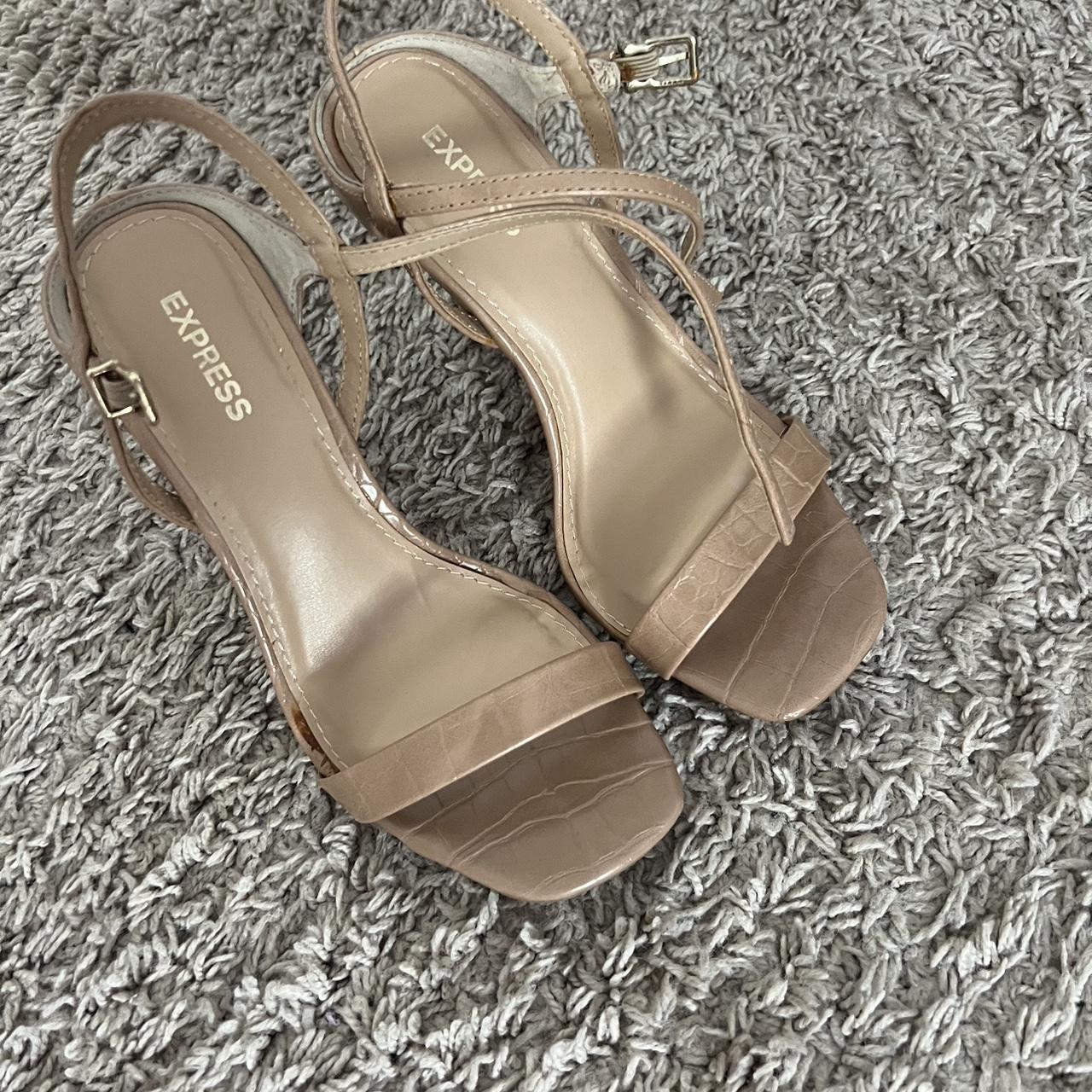 Express heels #nudeheels - Depop
