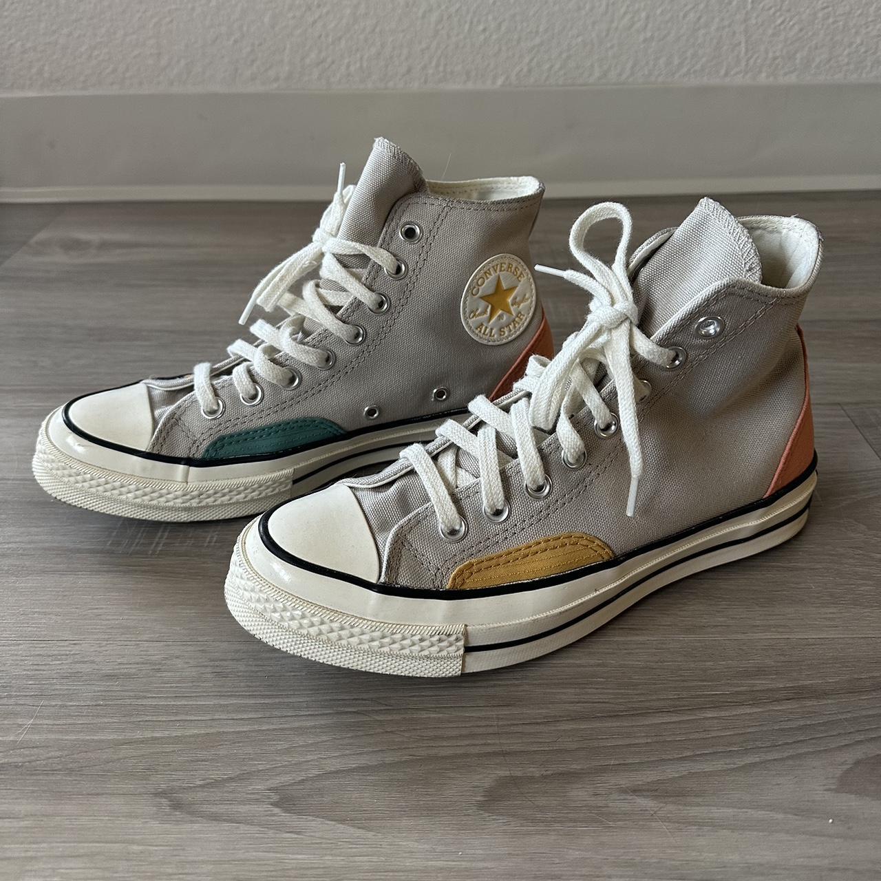 multi-color Hi top Converse Chuck 70 • women’s size... - Depop