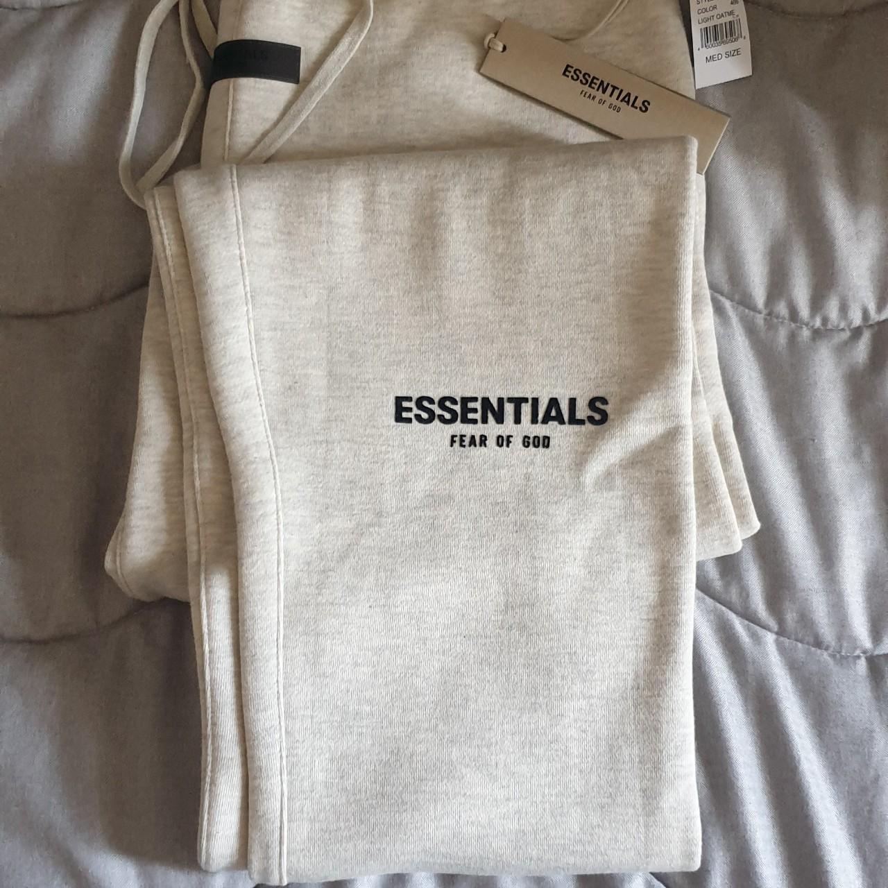 Fear of God - Essentials joggers Colour: Grey Size: M - Depop