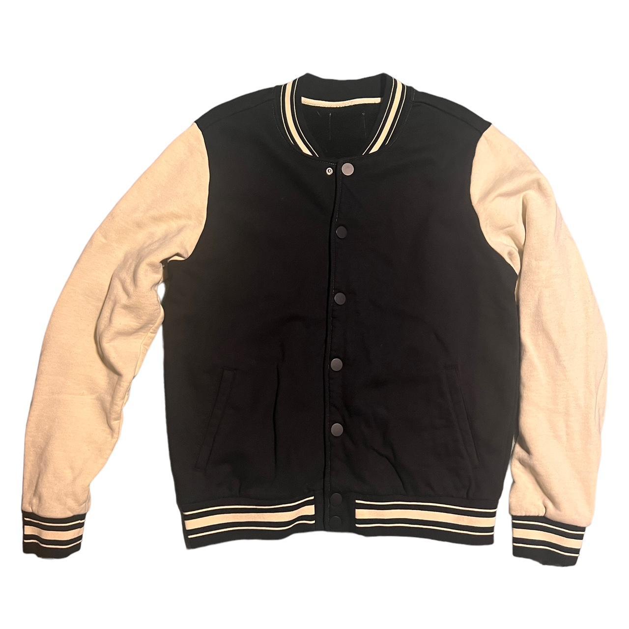 100% organic cotton varsity jacket ÁSË brand sample... - Depop
