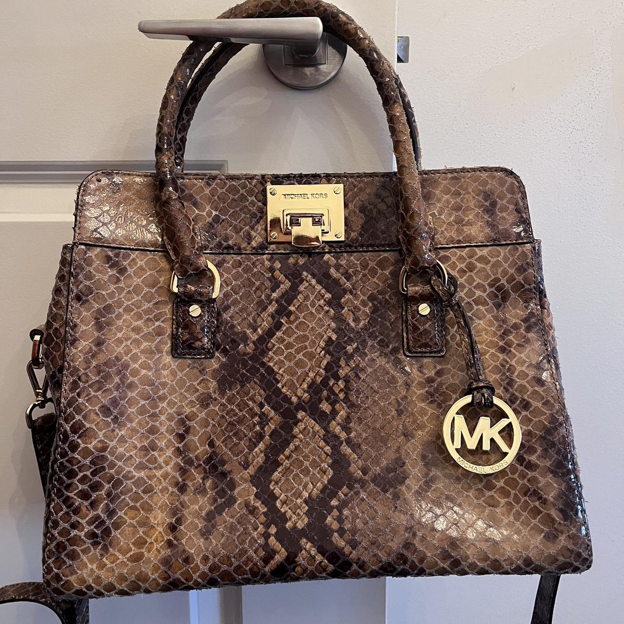 Michael Kors Python Embossed Leather Bag *Comes... - Depop
