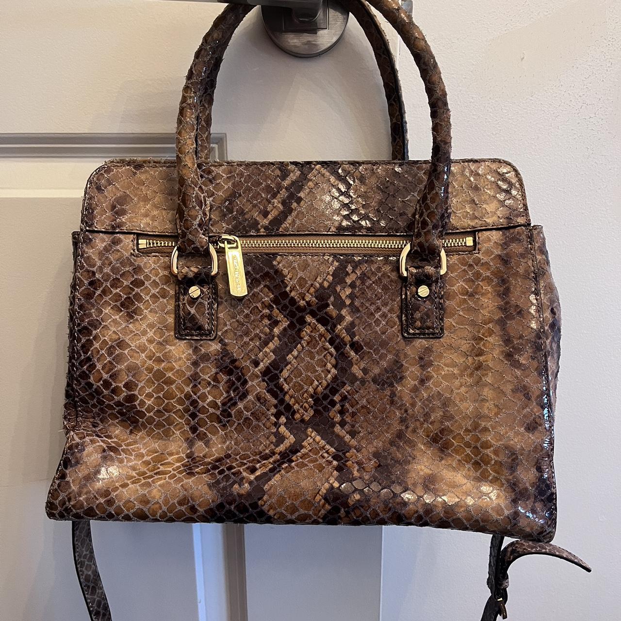 Michael Kors Python Embossed Leather Bag *Comes... - Depop