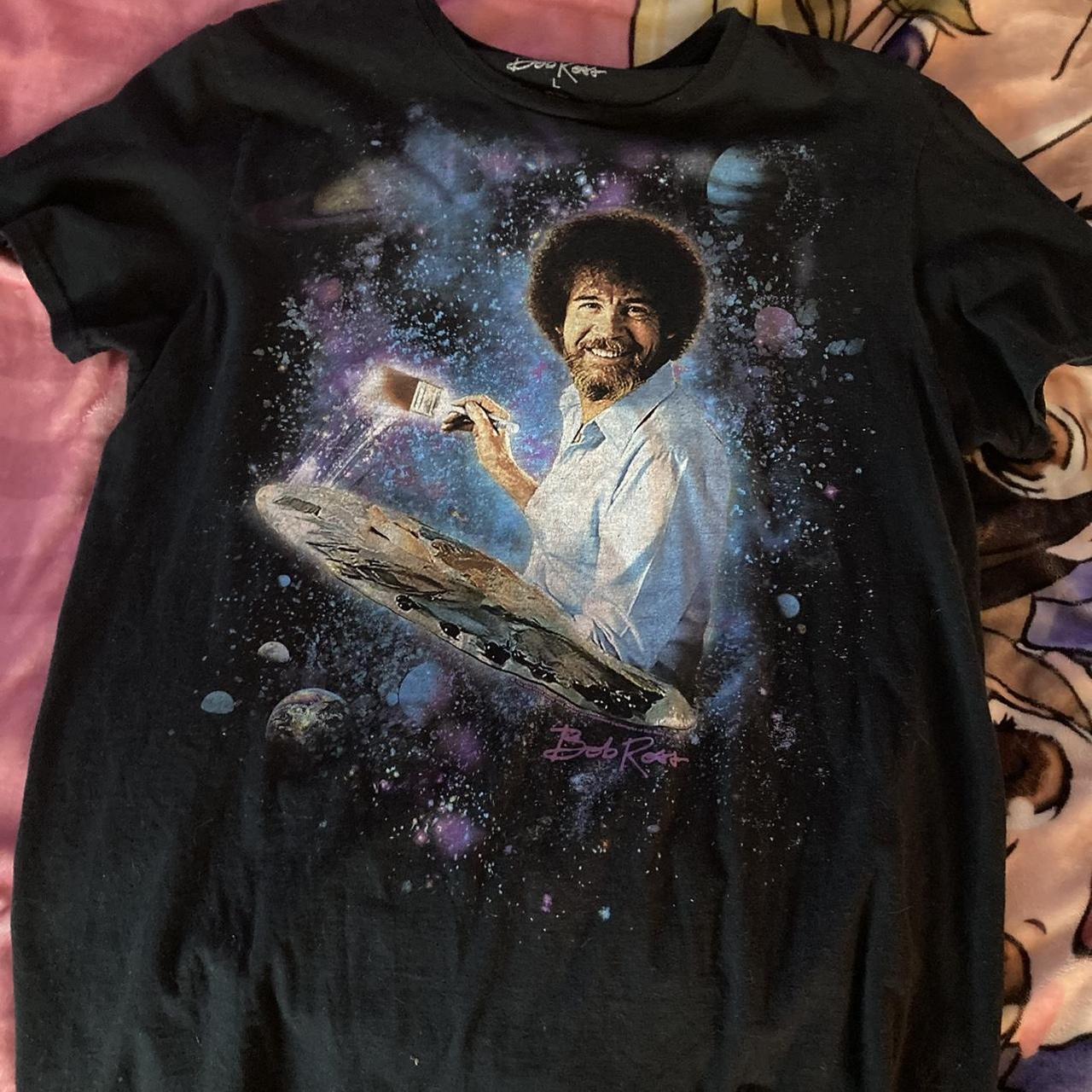 Bob Ross shirt Men size L - Depop