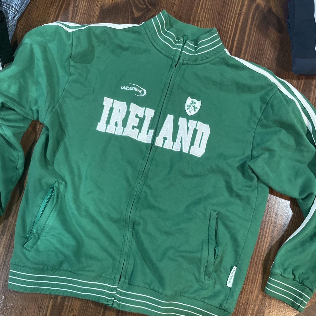 Dope lucky green Ireland track jacket #streetwear... - Depop