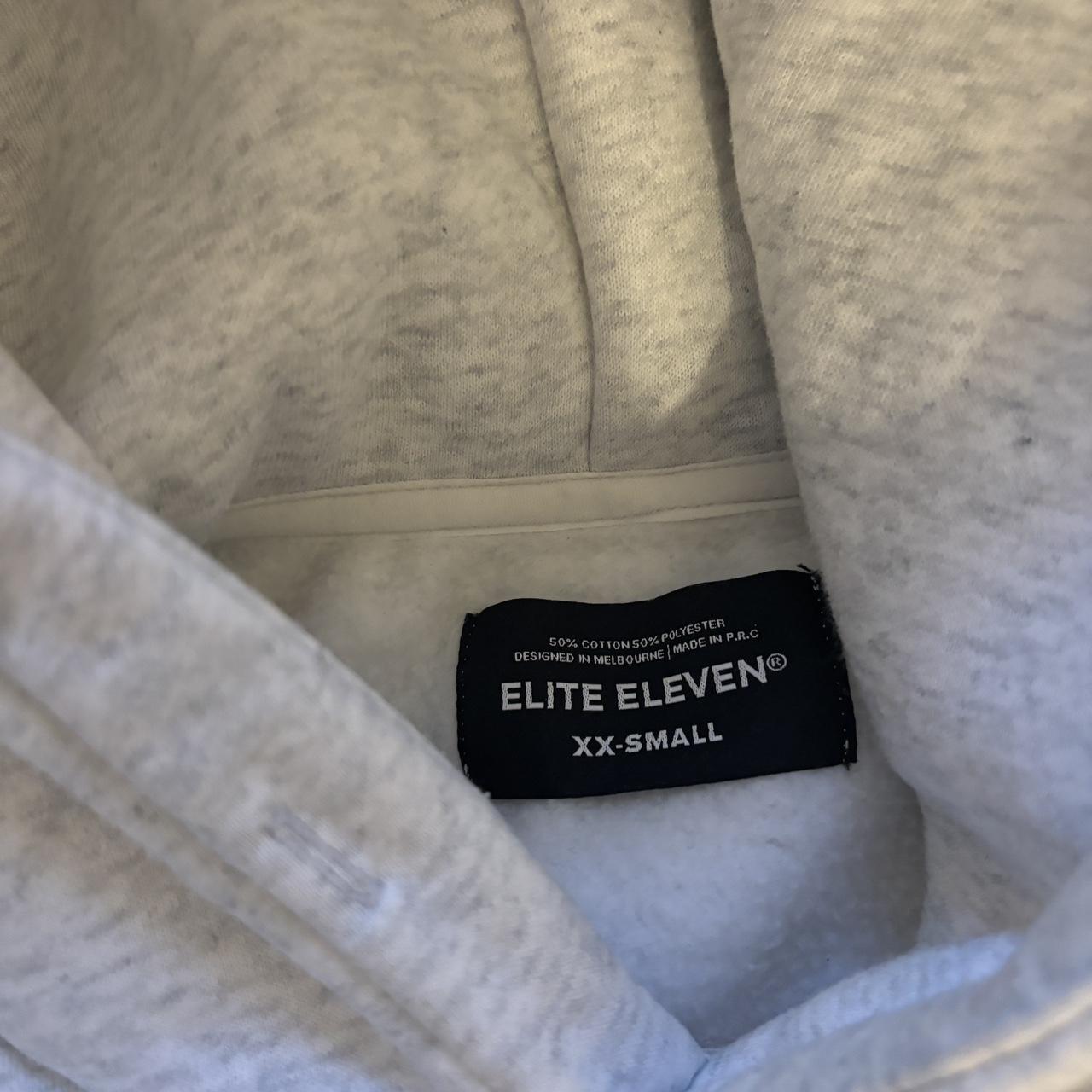 Elite eleven light grey hoodie size xxs but... - Depop